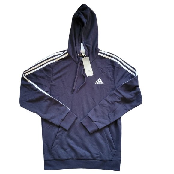 adidas | Shirts | Adidas Pullover Hoodie Legend Ink And White Mens ...
